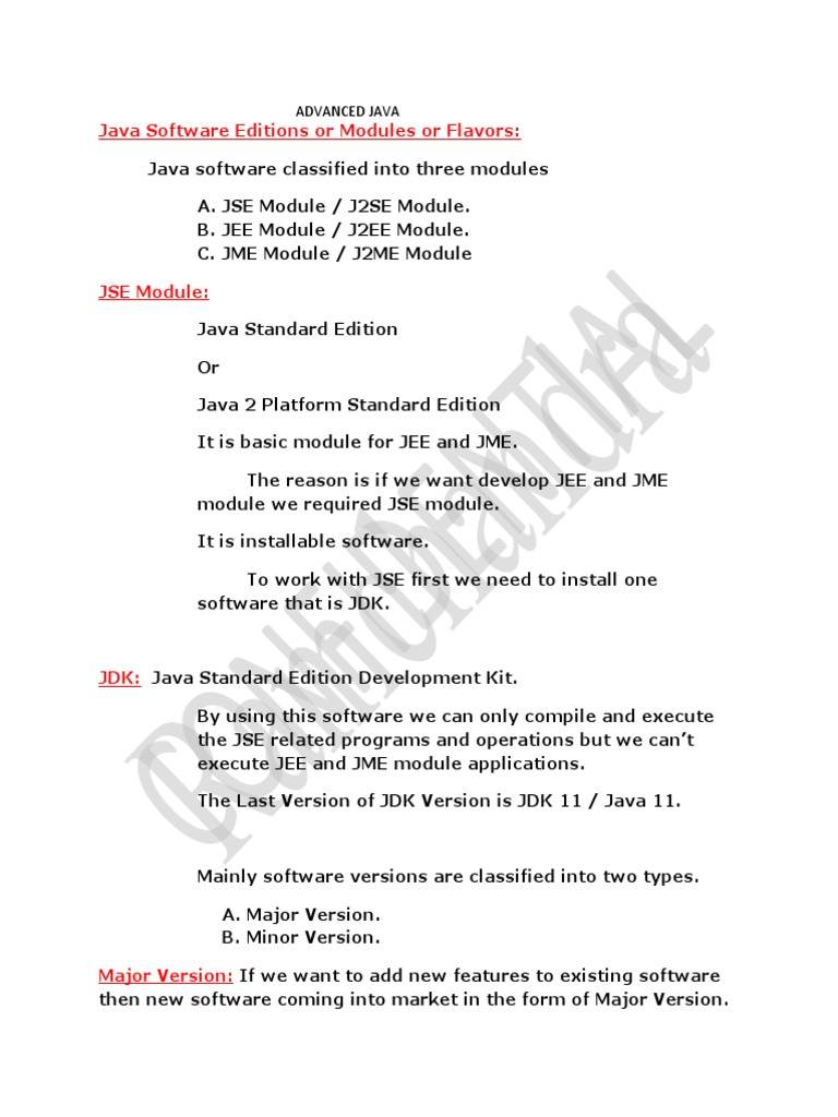 ADV-JAVA by Ramchandra New (Update1) | PDF | Java (Programming Language ...