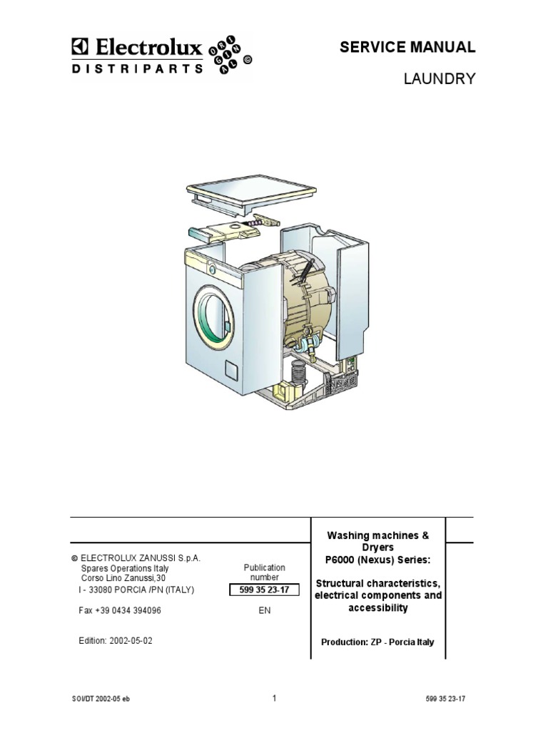 Service Manual: Laundry | PDF | Rayon | Washing Machine