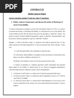 LLB 1 - 1 Contract - I | PDF