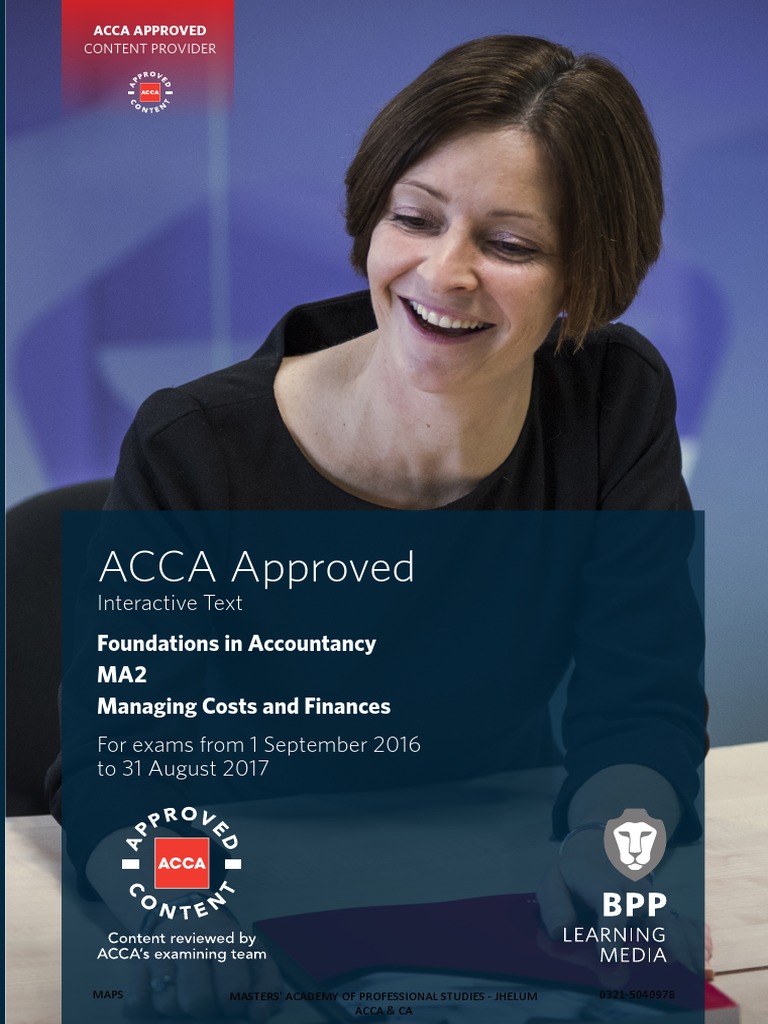 MA2 Book BPP PDF | PDF | Multiple Choice | International Financial Reporting Standards