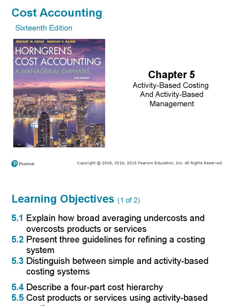 Cha 5 ABC & Activity Based Management | PDF | Business | Business Economics