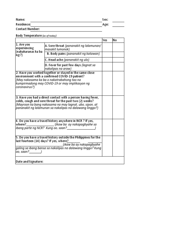 Contact Tracing | PDF | Language Arts & Discipline | Foreign Language ...