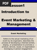 Event Management - Presentations | PDF | Target Audience | Advertising
