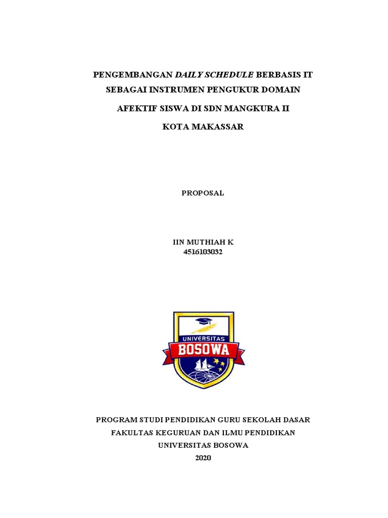 Proposal R&D Pengukuran Afektif Siswa | PDF