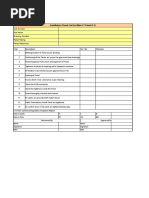 Cable Tray Installation Checklist | PDF