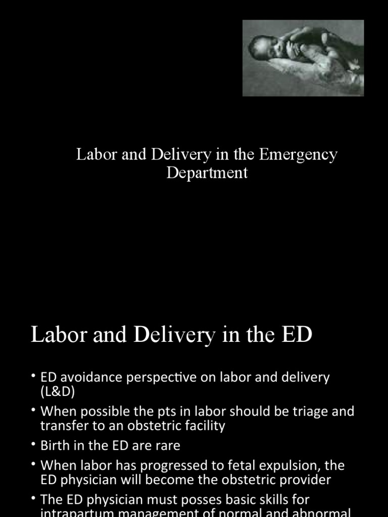 Emergency Delivery | PDF | Childbirth | Fetus