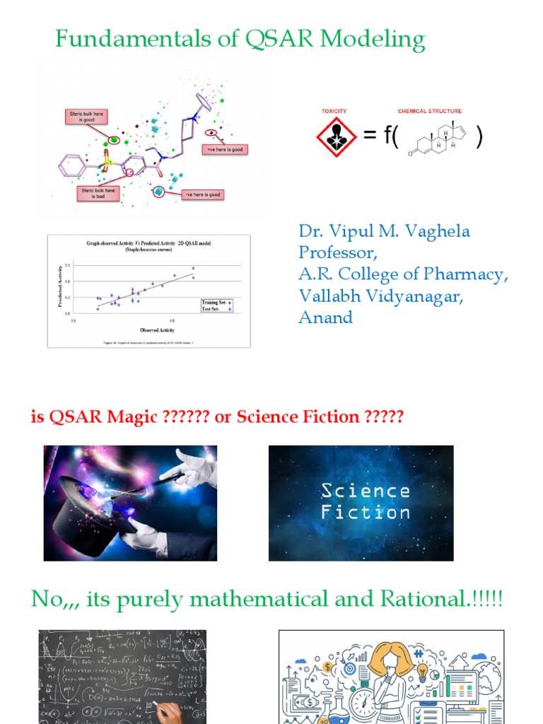 QSAR Modeling in Drug Design Fundamentals | PDF | Quantitative ...