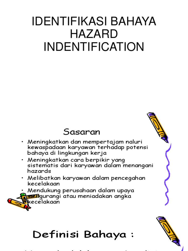 Identifikasi Bahaya dan Langkah Pengendaliannya | PDF