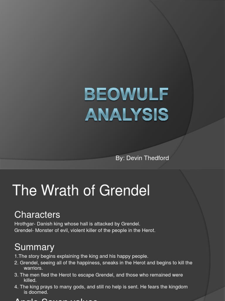 Beowulfanalysis 111018112734 Phpapp02 PDF | PDF | Germanic Heroic ...