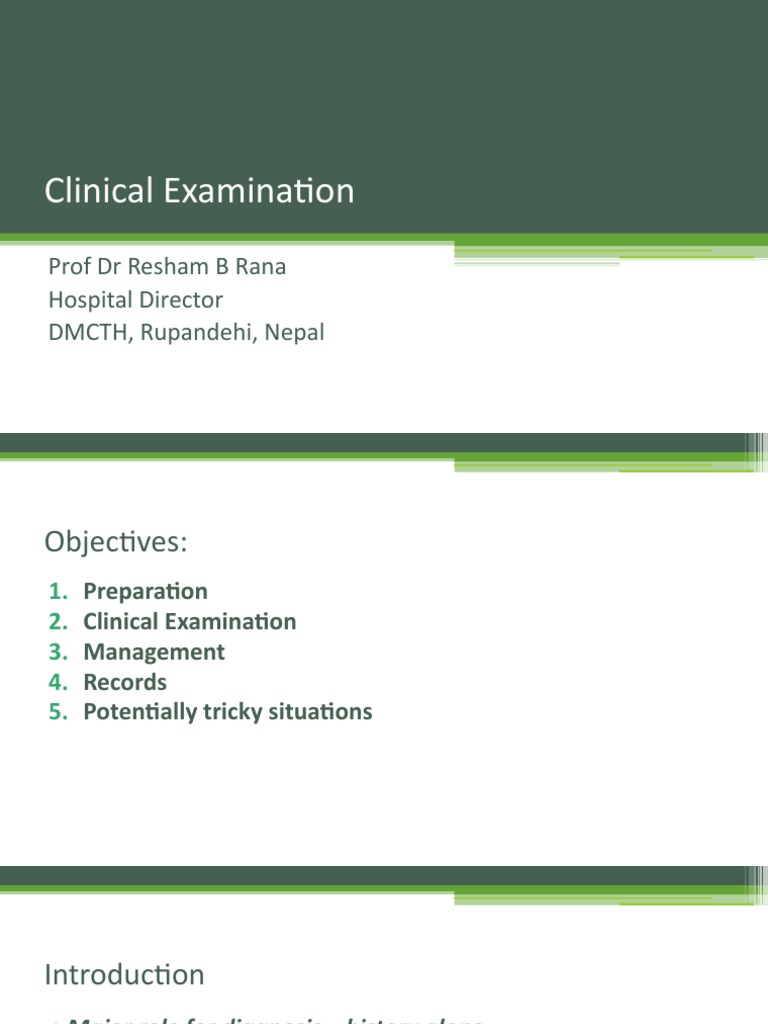 Pediatric Clinical Examination Guide | PDF | Anesthesia | Physical ...