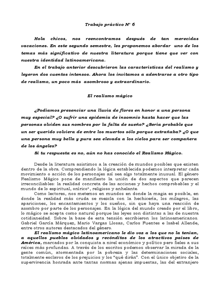Introducción al Realismo Mágico | PDF | Realismo literario | Fantasía