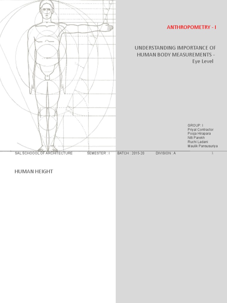Understanding importance of human body measurements | PDF | Human Body ...