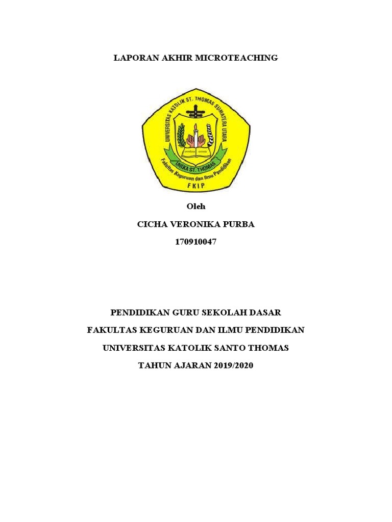 Laporan Microteaching 2019/2020 | PDF | Bisnis