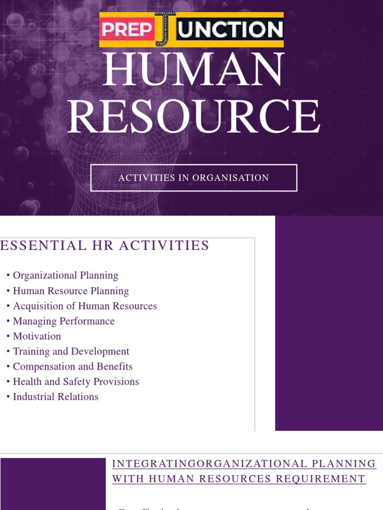 HRM ACTIVITIES - 3april - Version1 | PDF | Human Resource Management ...