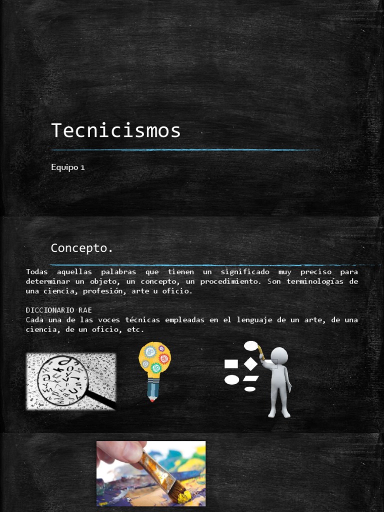 Tecnicismos 161013154717 | PDF | Palabra | latín