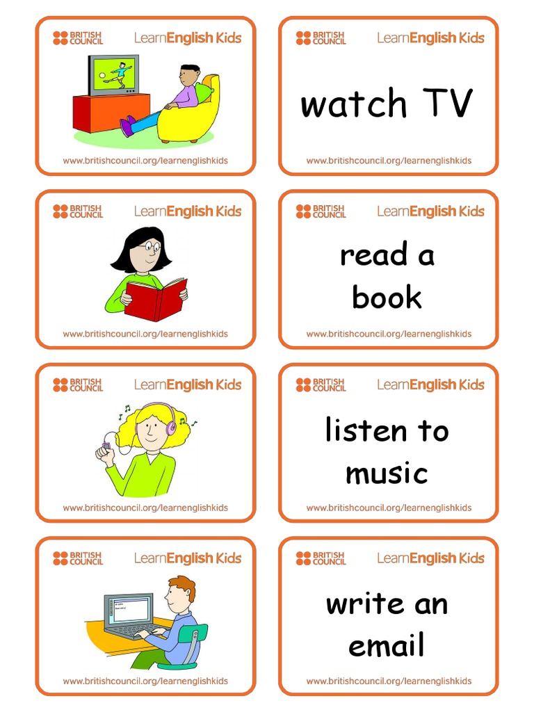 Free Time Activities Flashcards | PDF
