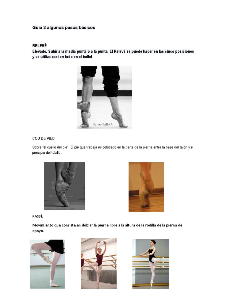 Guia 3 Pasos de Ballet | PDF
