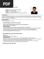Modern CV Format of Bangladesh | PDF | Sales | Bangladesh