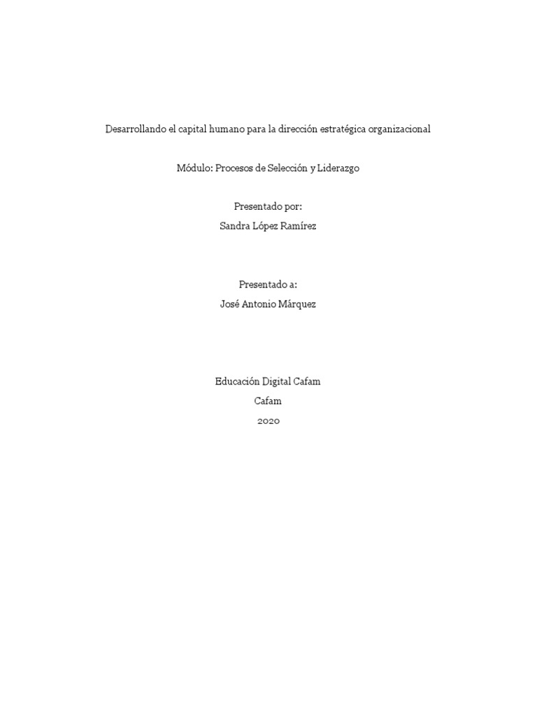 Sandra - Lopez - Actividad 1 Modulo 4 | PDF | Reclutamiento | Contabilidad