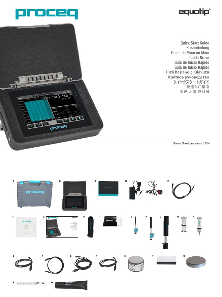 Equotip 550 Quick Start Guide - High | PDF | Personal Computers | Usb