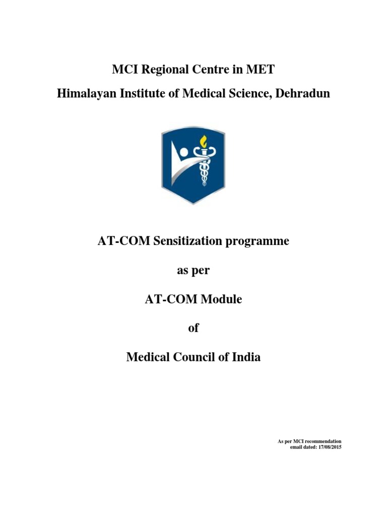 Booklet For ATCOM Sensitization Workshop | PDF | Competence (Human ...