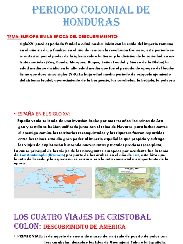 Periodo Colonial de Honduras | PDF | Edades medias | Agitación