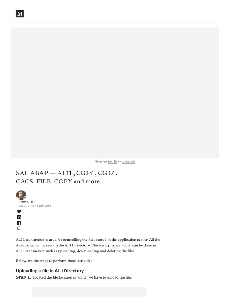Sap Abap - Al11, Cg3Y, Cg3Z, CACS - FILE - COPY and More..: Uploading A ...