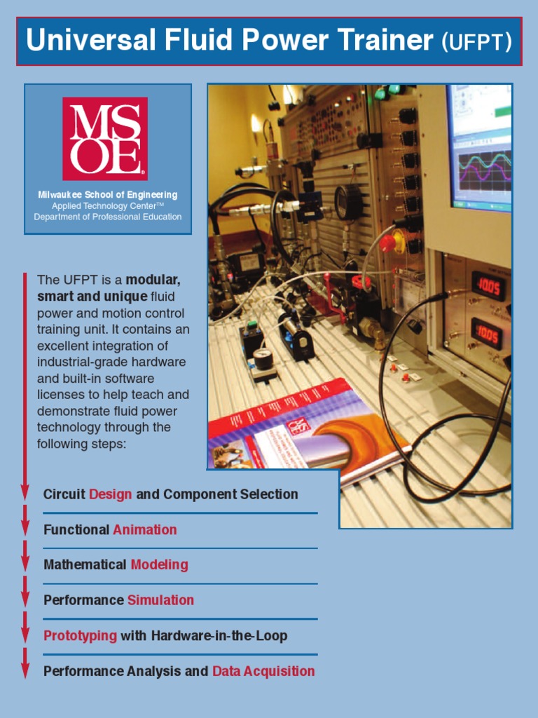 Universal Fluid Power Trainer | PDF | Rotation Around A Fixed Axis | Pump