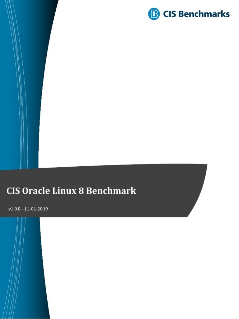 Cis Oracle Linux 8 Benchmark V1 0 0 Pdf File System Firewall Computing
