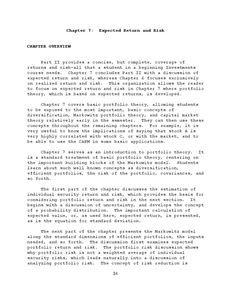 Solution ch07 Charles P Jones | PDF