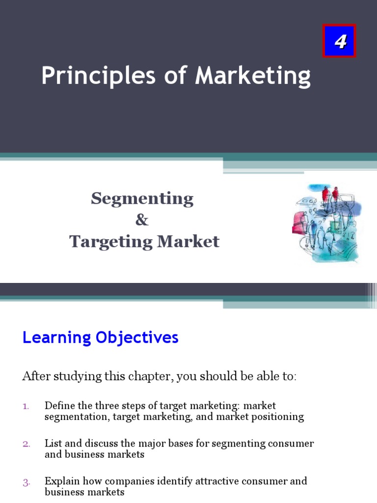 Principles of Marketing: Segmenting & Targeting Market | PDF | Market ...