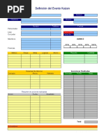 Formato A3 para Mejora Continua en Excel | PDF