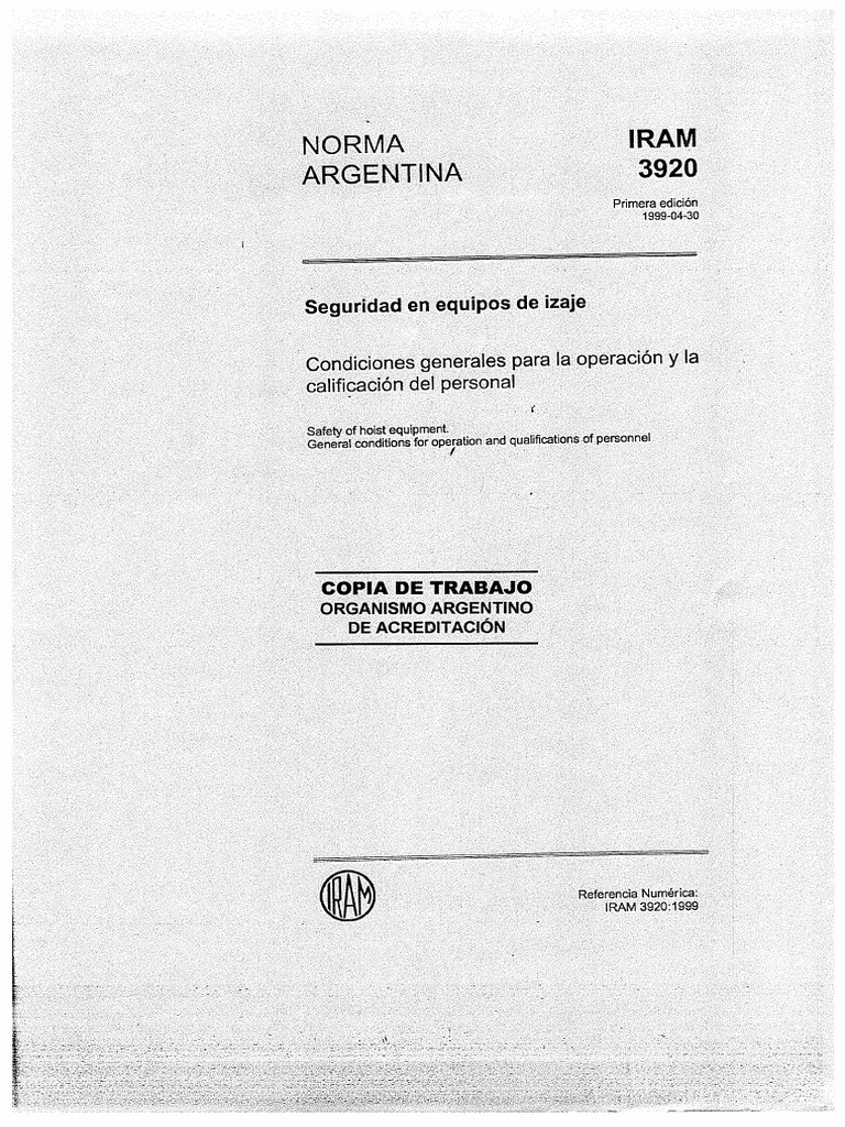Iram 3920 PDF | PDF