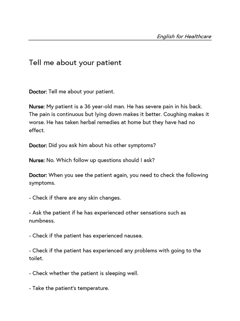 Patient Assessment in Healthcare Settings | PDF | Lifestyle
