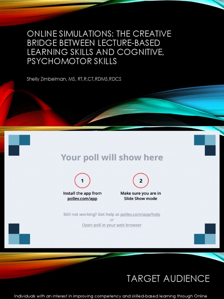 Online Simulations: The Creative Bridge Between Lecture-Based Learning ...