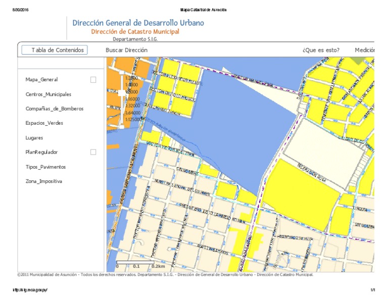 Mapa Catastral de Asunción | PDF
