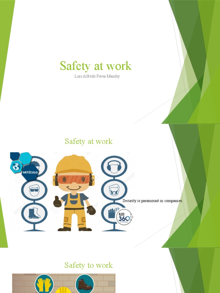 Safety at Work | PDF | Computers