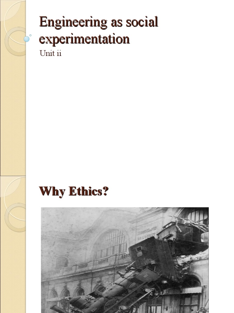 Engineering As Social Experimentation | Download Free PDF | Experiment ...