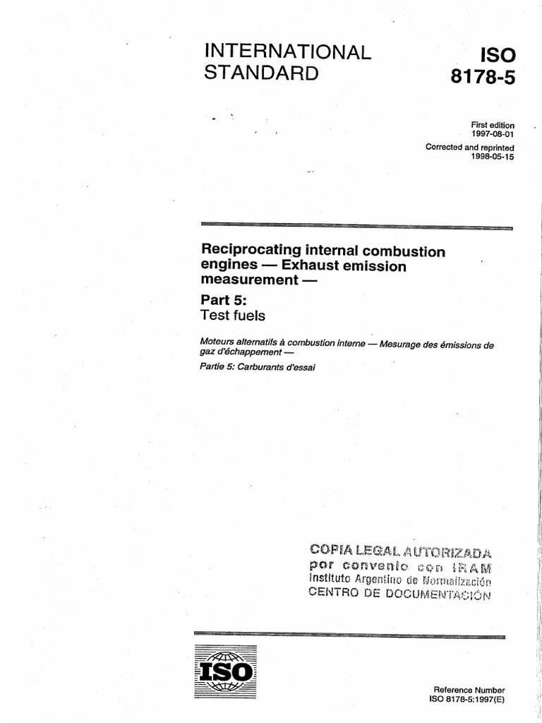 Iso 8178-5 | PDF