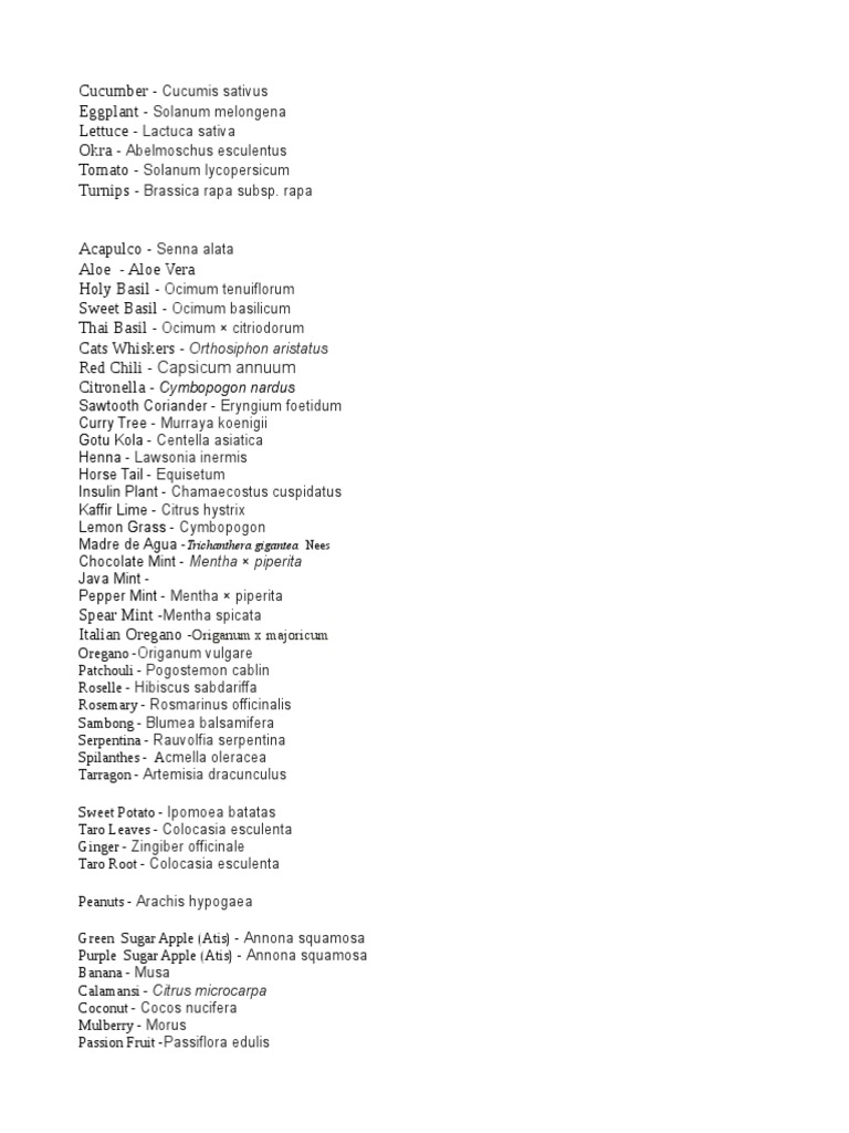 Comprehensive Guide to Edible Plants | PDF