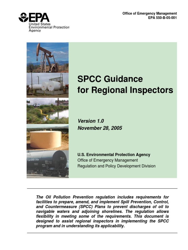 SPCC Guidance Fulltext PDF | PDF | United States Environmental ...