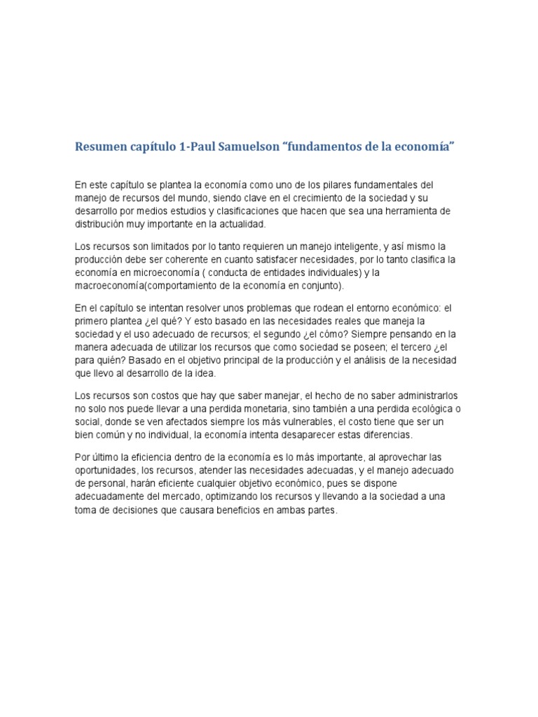 Paul Samuelson | PDF