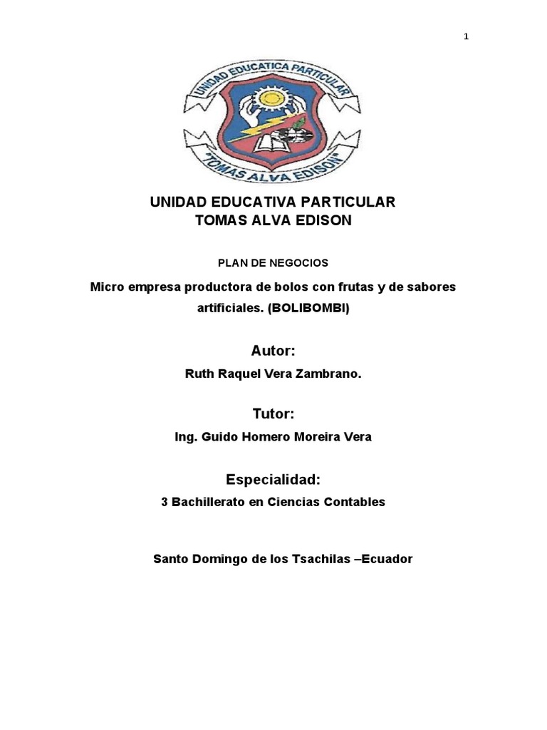 Proyecto - Ruth Vera 02-11-2017 | PDF | Calidad (comercial) | Precios