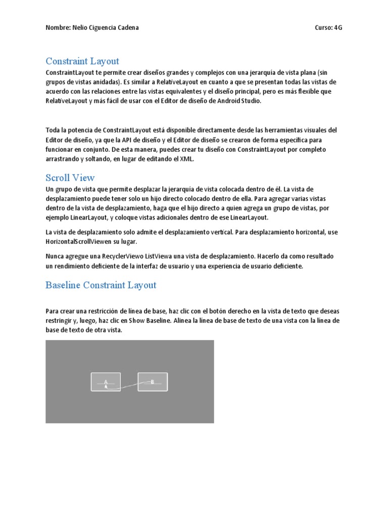 Constraint Layout | PDF