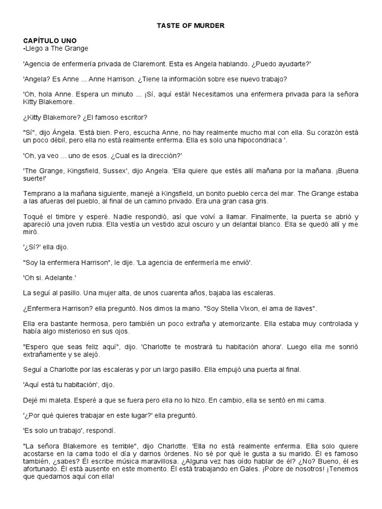 Taste of Murder | PDF