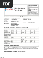 Epoxy Resin Safety Data Sheet | PDF | Toxicity | Dangerous Goods