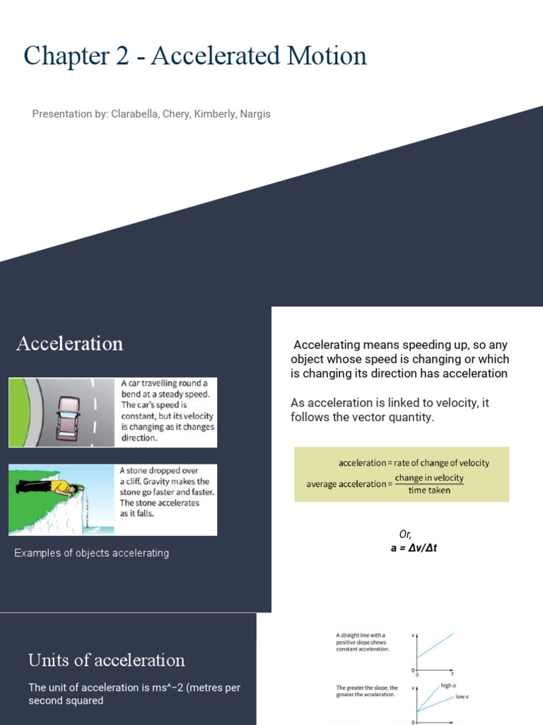 Understanding Accelerated Motion Concepts | PDF | Acceleration | Velocity