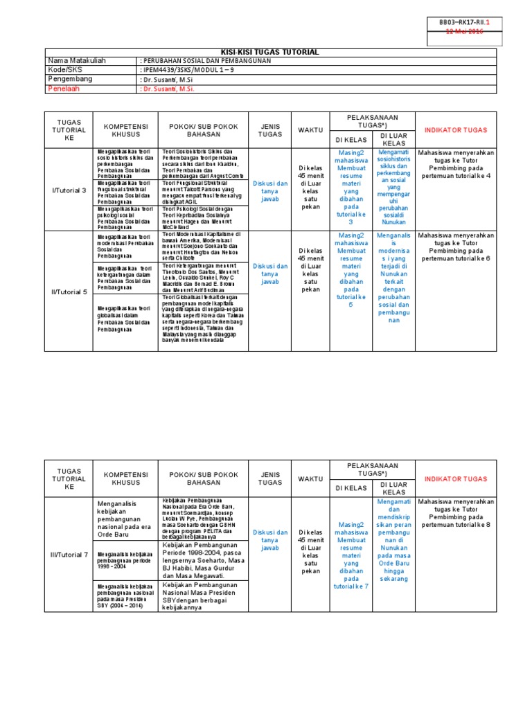 Form Kisi2 Tugas Ut | PDF