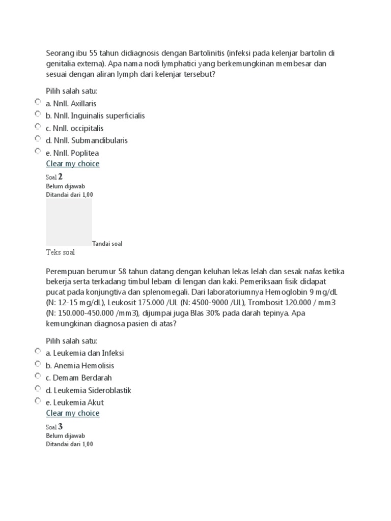 Uper Hematologi Angkatan 2018 | PDF