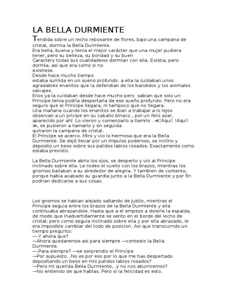 La Bella Durmiente | PDF